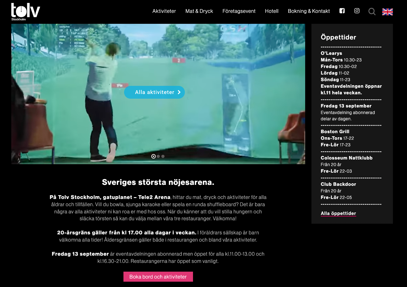 Tolv Stockholm – En nöjesdestination för alla